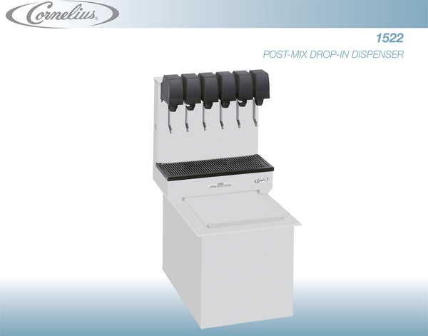 CORNELIUS 15 x 22 DROP IN DISPENSER 5 & 6 UF-1 VALVES, HI PERFORMANCE - sodapartsexpress.com