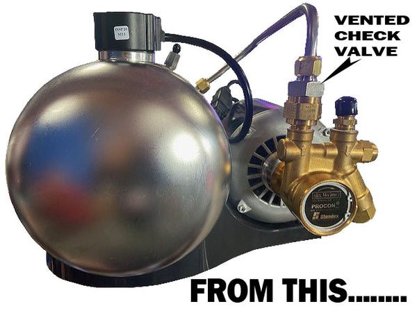 DOUBLE BALL CHECK VALVE BACK FLOW PREVENT0R CONVERSION KIT ...