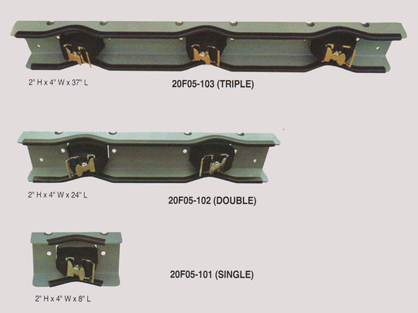 CO2 TANK WALL MOUNT BRACKET SYSTEM, SINGLE, DOUBLE OR TRIPLE ...