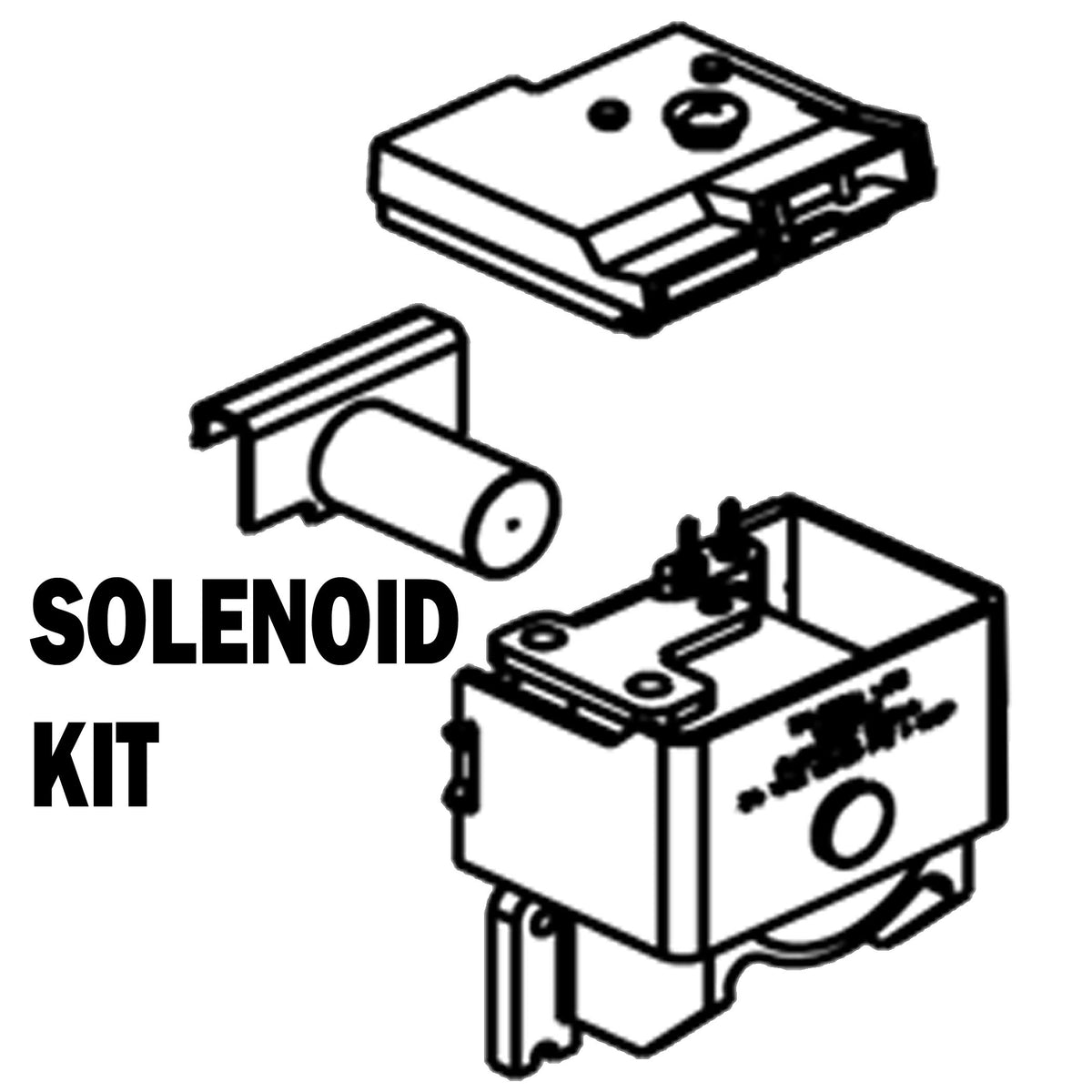 FLOMATIC 424 VALVE PARTS SOLENOID & PLUNGER SET - sodapartsexpress.com